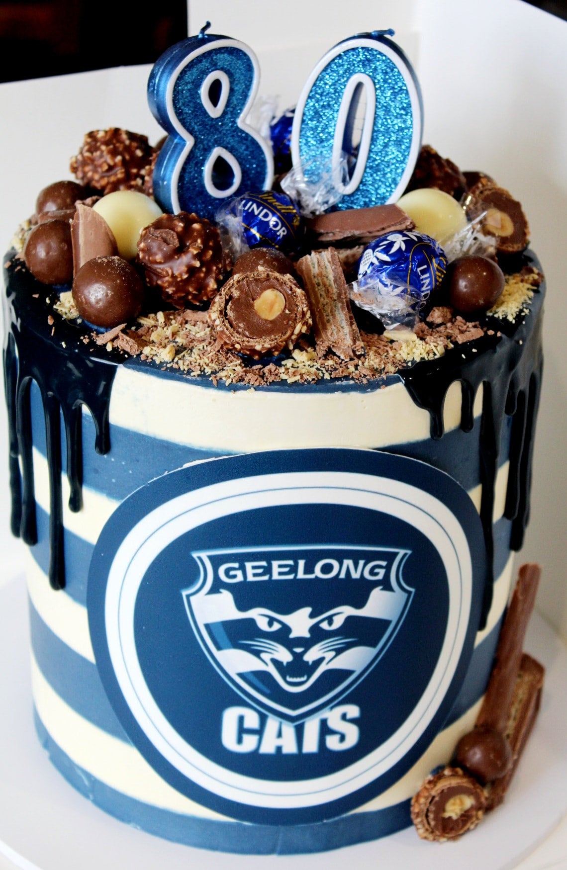 Footy Cake with Drip | BELLA GATEAUX